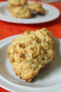 Thankful: Dorie Greenspan's Maple-Cornmeal Drop Biscuits | Tasty Oasis